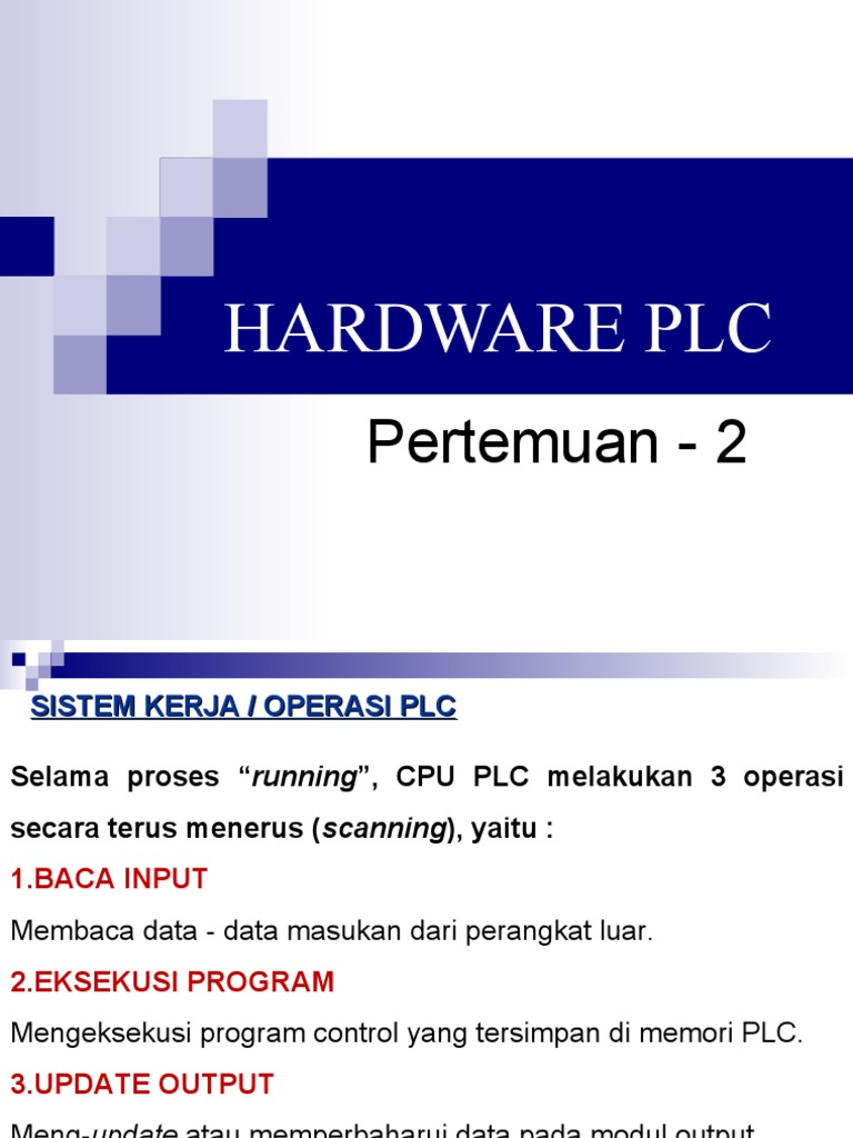 PLC - Hardware PLC | PDF