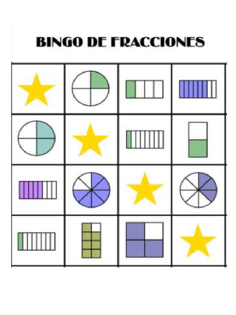 Cartilla de Fracciones | PDF