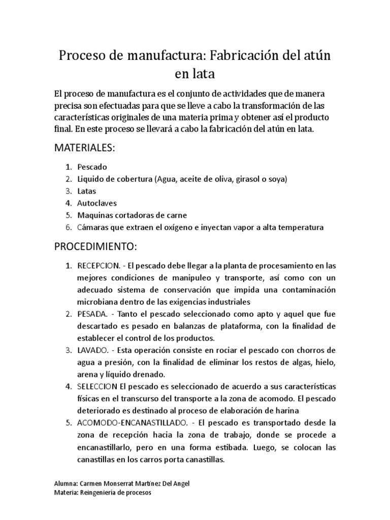 Proceso de Manufactura | PDF | Vapor de agua | Líquidos