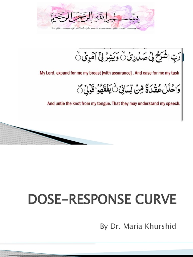 Dose Response Curve | PDF | Dose (Biochemistry) | Chemistry