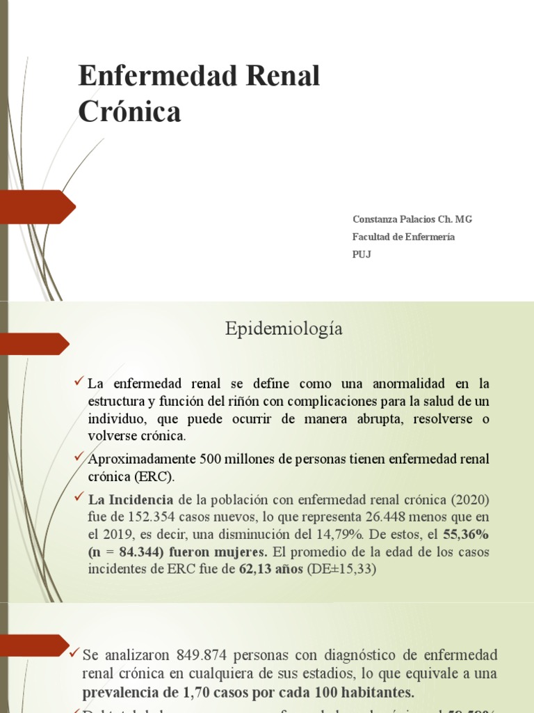 Enfermedad Renal Cronica | PDF | Enfermedad renal crónica | Hipertensión