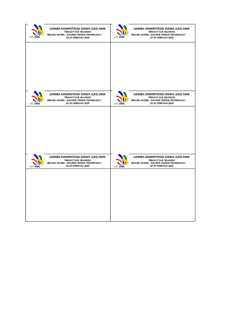 Logo LKS SMK Nganjuk 2023 | PDF
