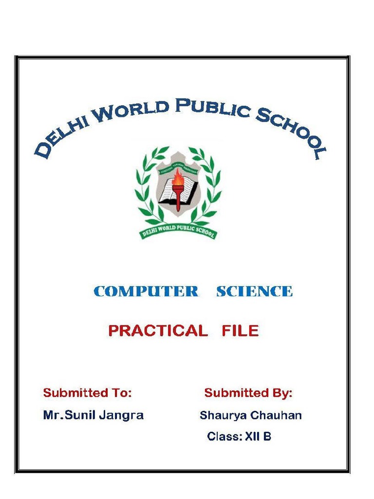 CS Project | PDF | Workweek And Weekend