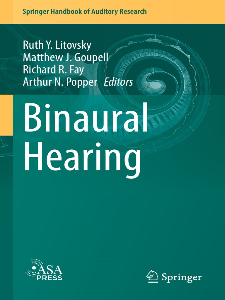 Binaural Hearing Litovsky | PDF | Hearing | Sound