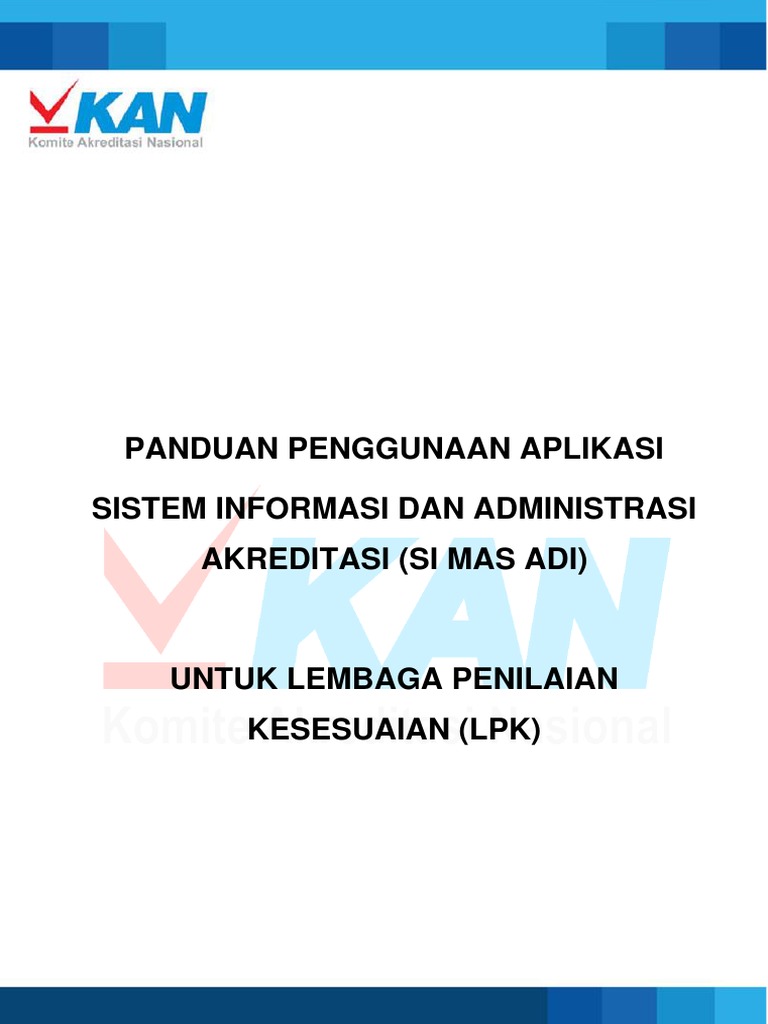 Panduan Aplikasi Si Mas Adi AL Dan ALIS LPK | PDF