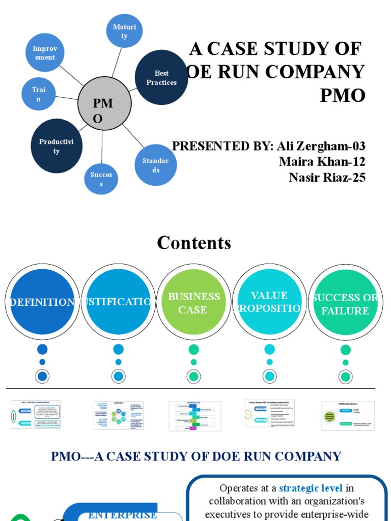 PMO Case Study - Doe Run Company | PDF | Project Management ...