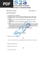 Class 12 Chemistry Formula Sheet | PDF