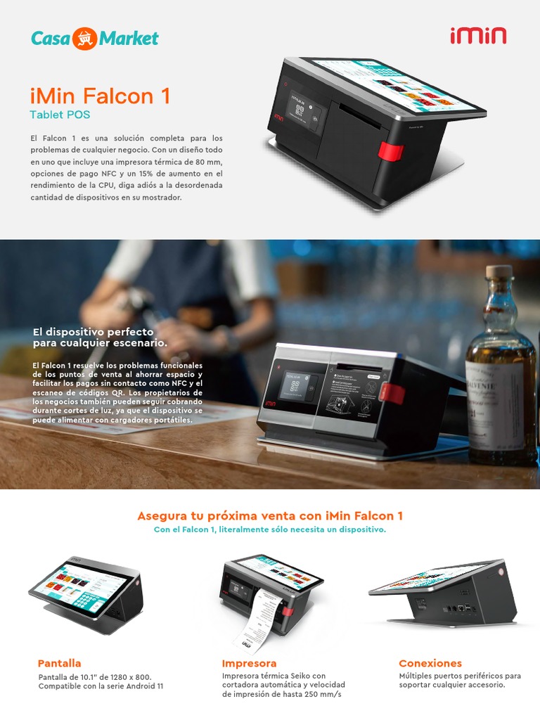 Solución Todo en Uno: iMin Falcon 1 | PDF | Impresora (Computación ...