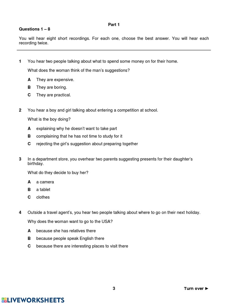 Empower Test 3 | PDF