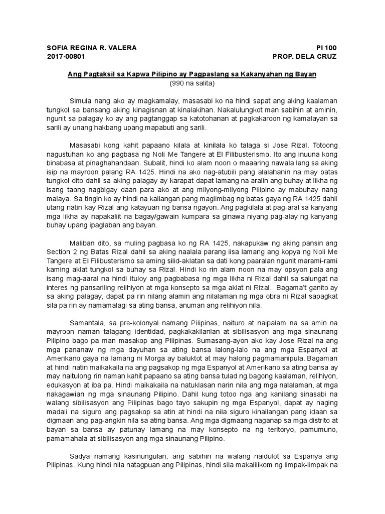 PI100 SRA1 Valera | PDF