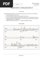Earthquake Epicenters Using Triangulation Method | PDF | Earthquakes ...