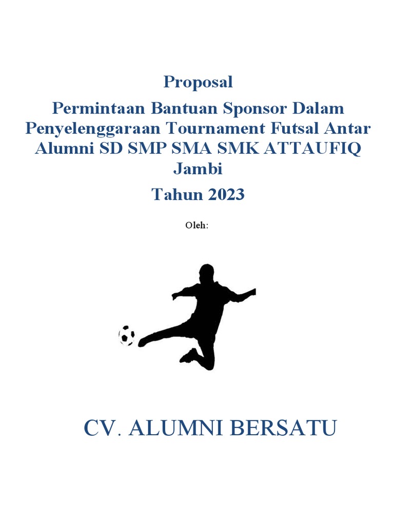 Contoh Proposal Kejuaraan Futsal FFC CUP | PDF