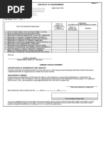 C Checklist of Requirements and Omnibus Sworn Statement | PDF