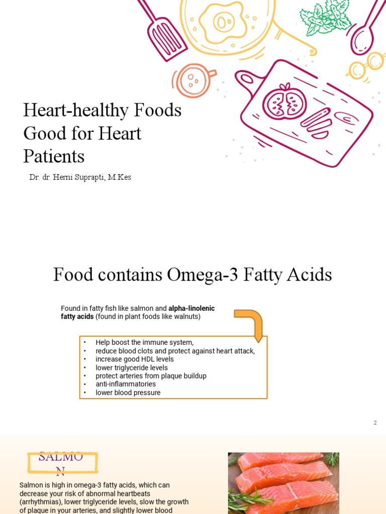 Heart Healthy Diet Tambahan Pdf Fat Omega 3 Fatty Acid