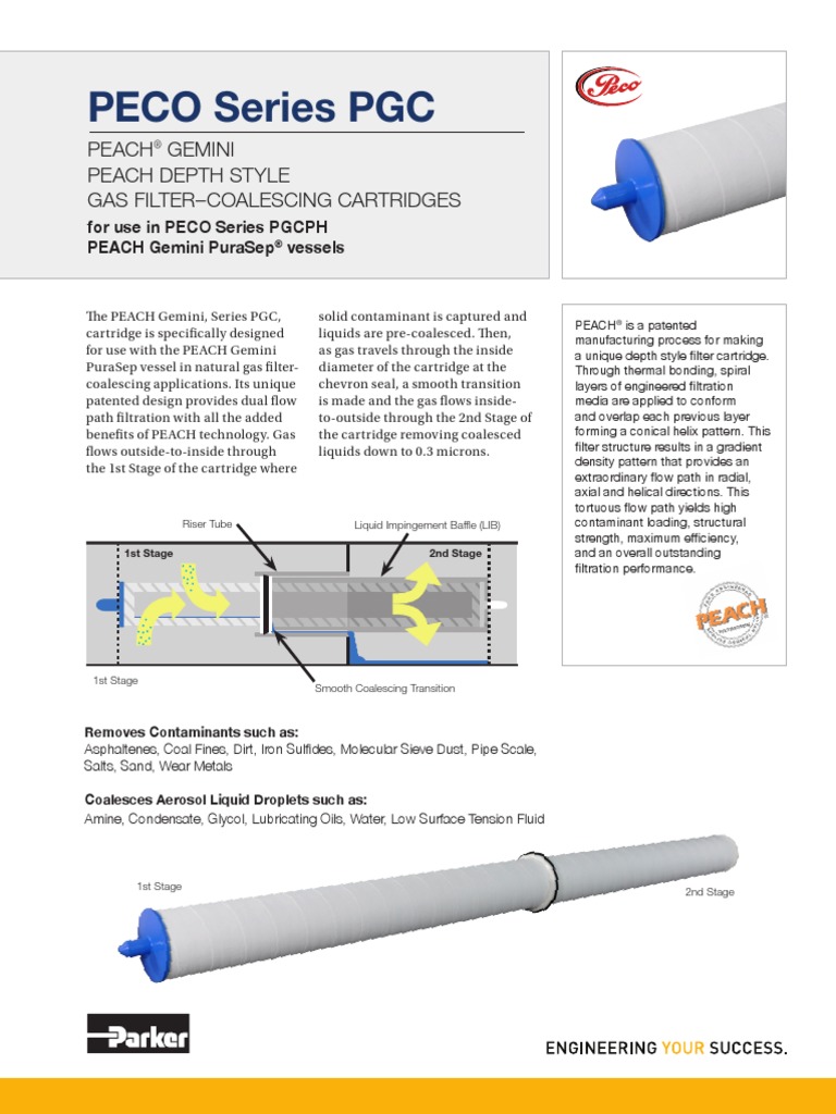 Peco PGC Series | PDF | Filtration | Liquids