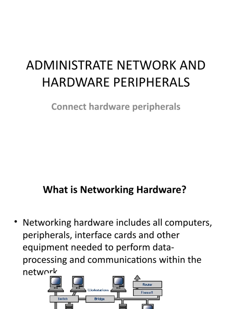 Administrate Network and Hardware Peripheralsv | PDF | Network Topology ...