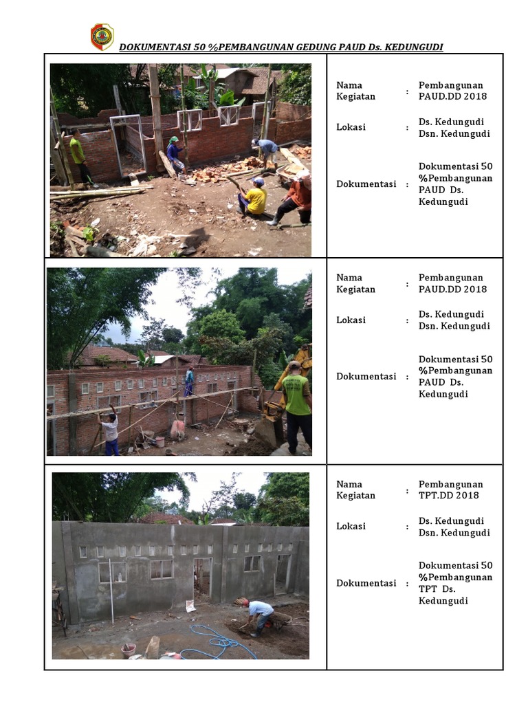 Dokumentasi Paud 50% | PDF