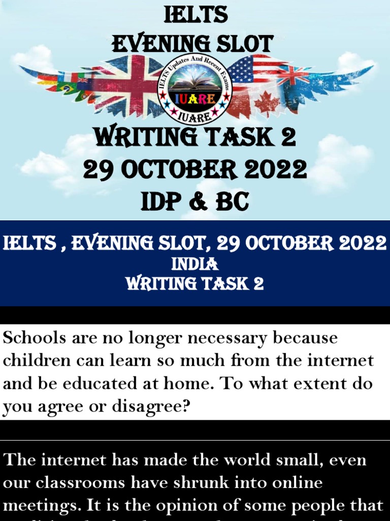 Writing Task 2 29 October 2022 Idp & BC | PDF