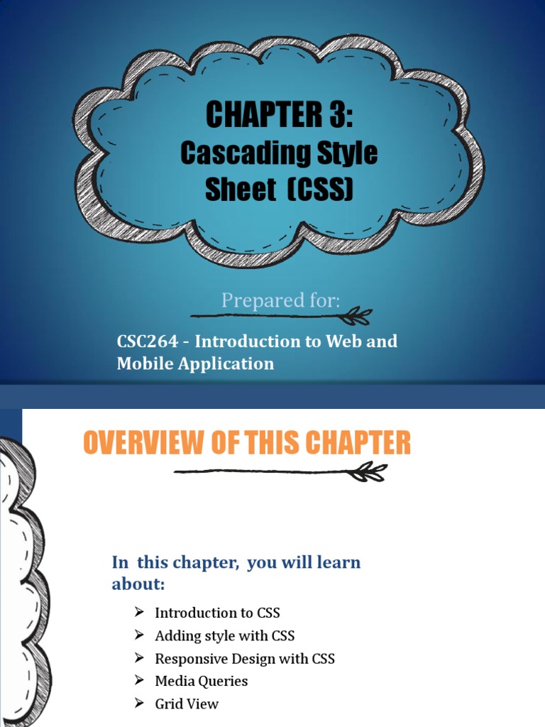 Chap 03 - Cascading Style Sheet (CSS) | PDF | Html Element | Html