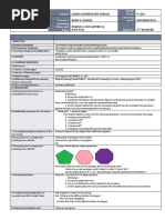Espiloy COT DLP Math 5 Q4 | PDF | Learning | Educational Technology