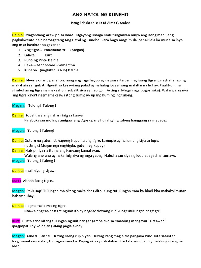 Ang Hatol Ng Kuneho | PDF