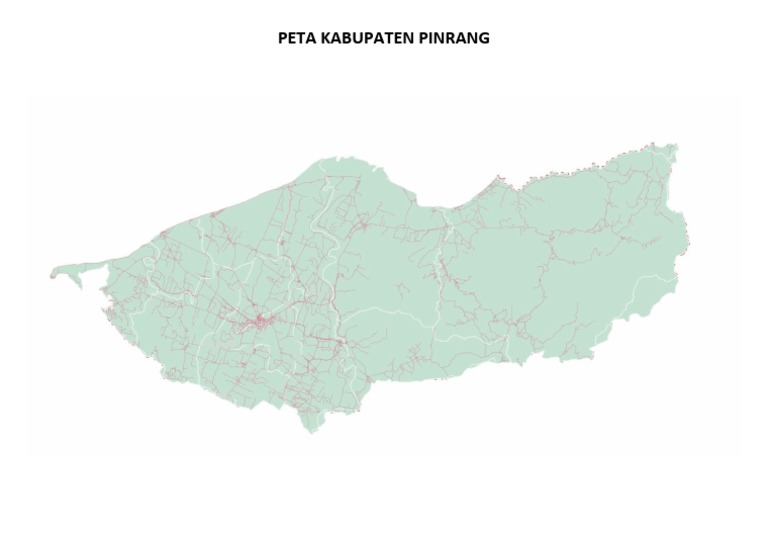 Peta Kabupaten Pinrang A4 | PDF