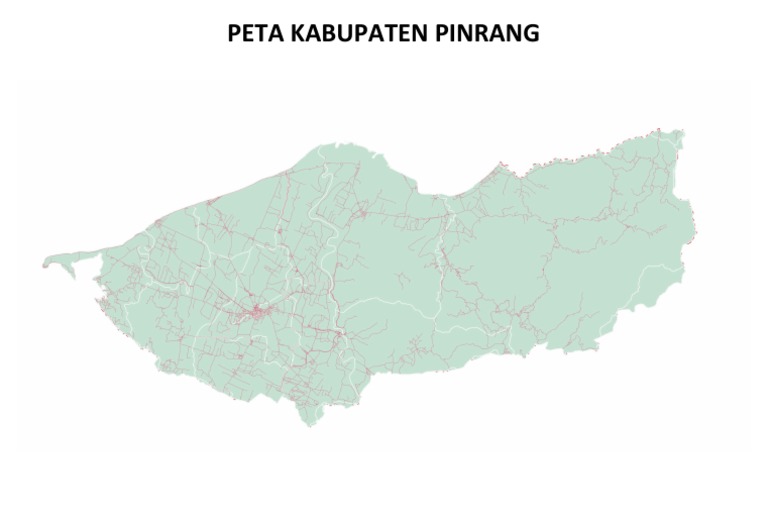 Peta Kabupaten Pinrang A3 | PDF