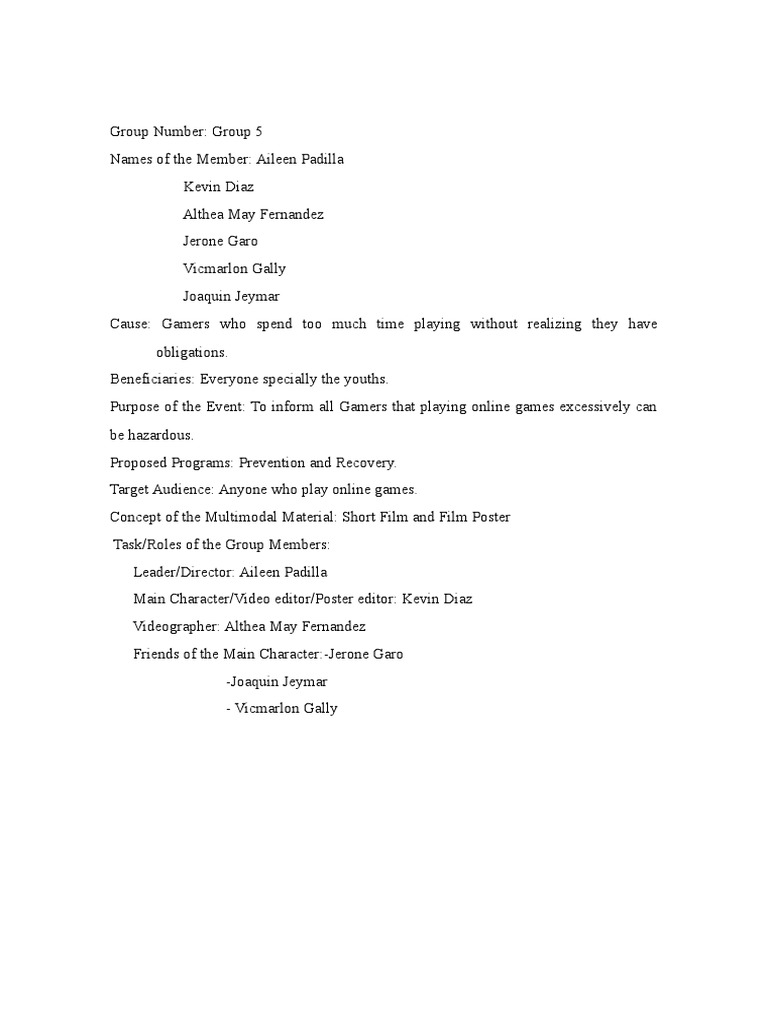 Multimodal Presentation Proposal | PDF