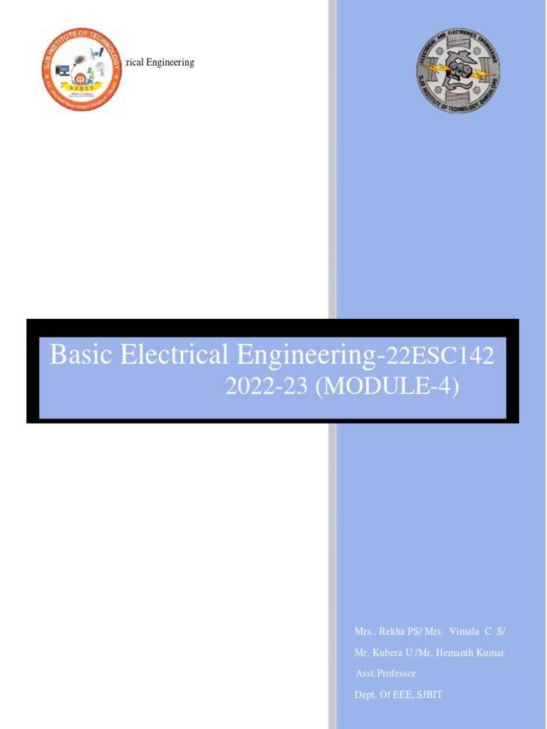 Module 4 Transformers | PDF | Transformer | Electric Motor