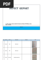 Defect List Format | PDF | Computing | Computing And Information Technology