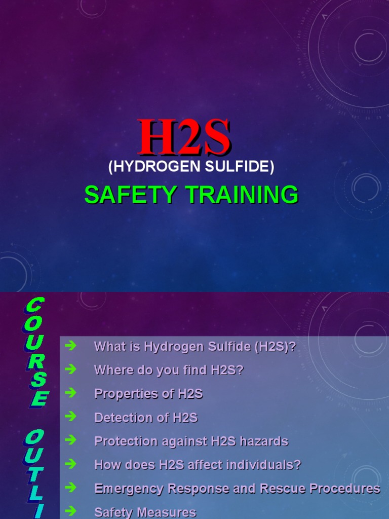 H2S Safety Training Overview | PDF | Chemical Substances | Materials