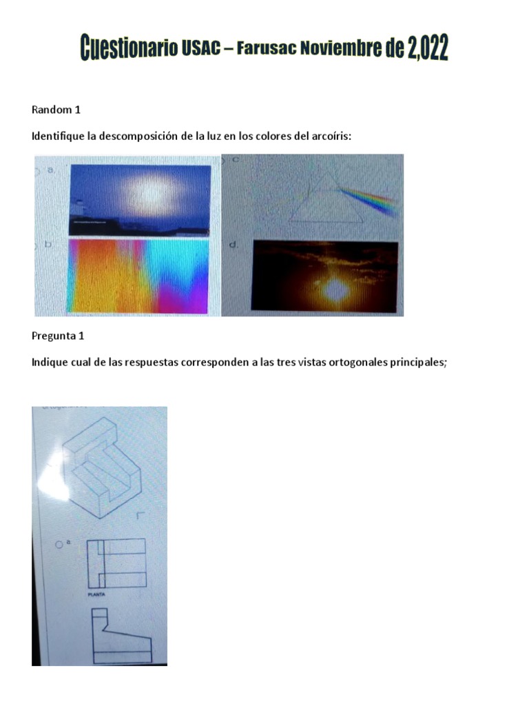 Farusac Prueba Especifica | PDF