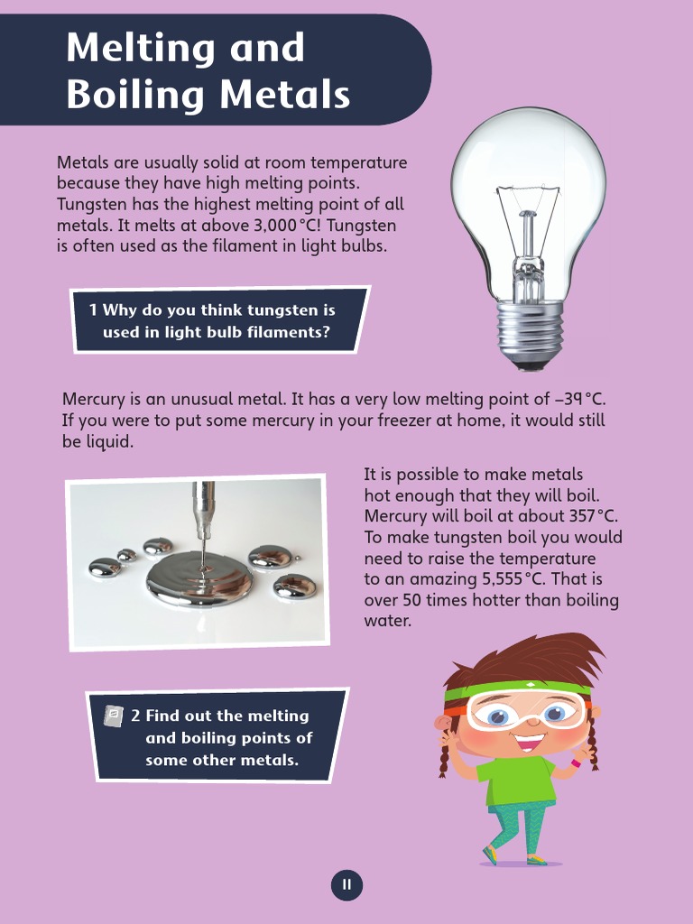 Melting-And-Boiling-Metals Week 5 | PDF