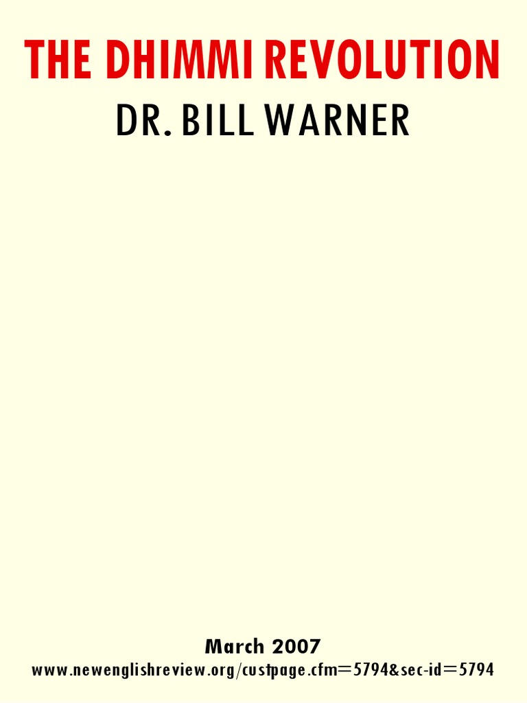 Dhimmi Revolution (Bill Warner) | PDF | Muhammad | Jihad