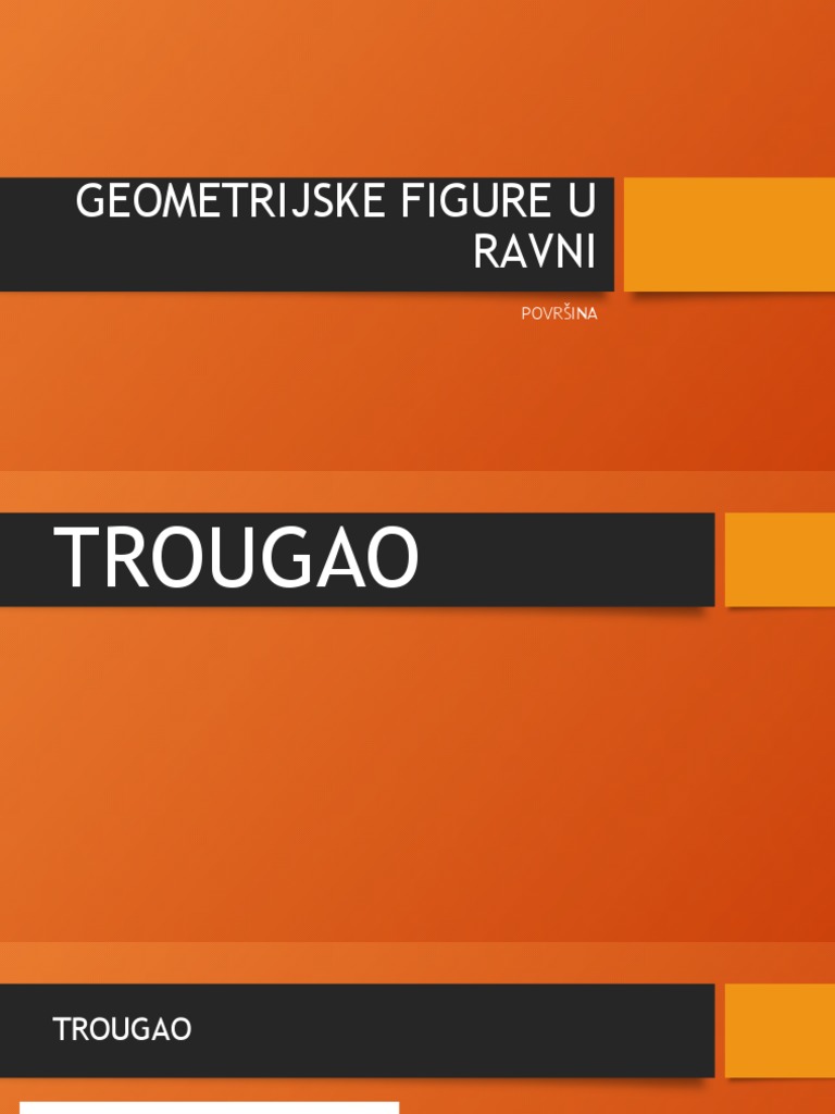 Geometrijske Figure U Ravni-Planimetrija | PDF