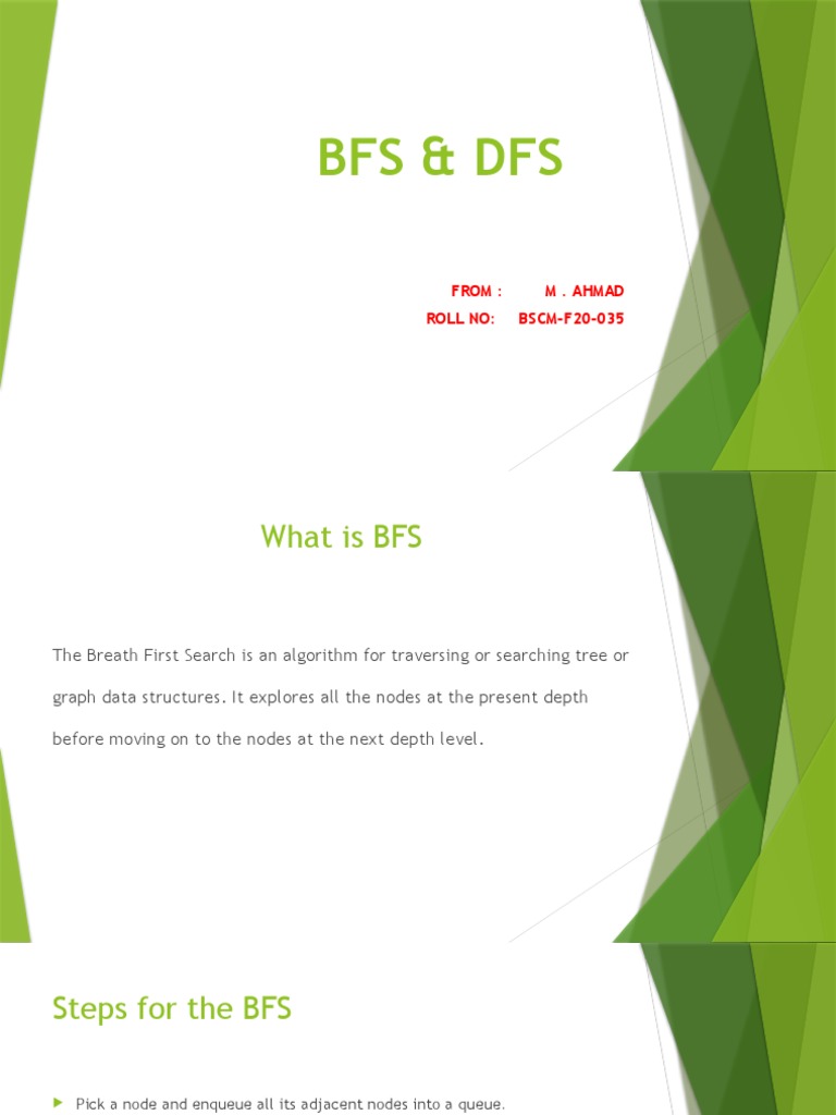 Bfs and Dfs | PDF
