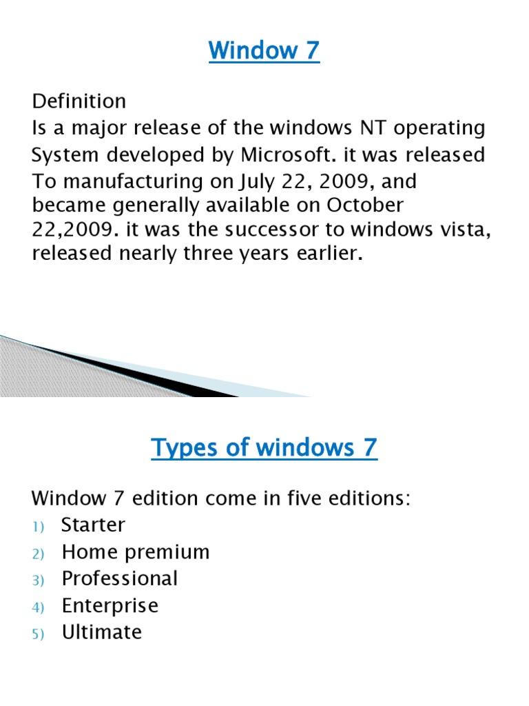Windows 7-1 | PDF | Microsoft Windows | Windows 7