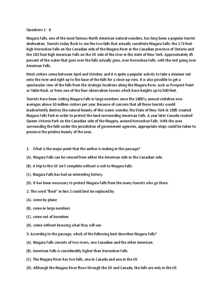 Reading Comprehension Test 2 | PDF