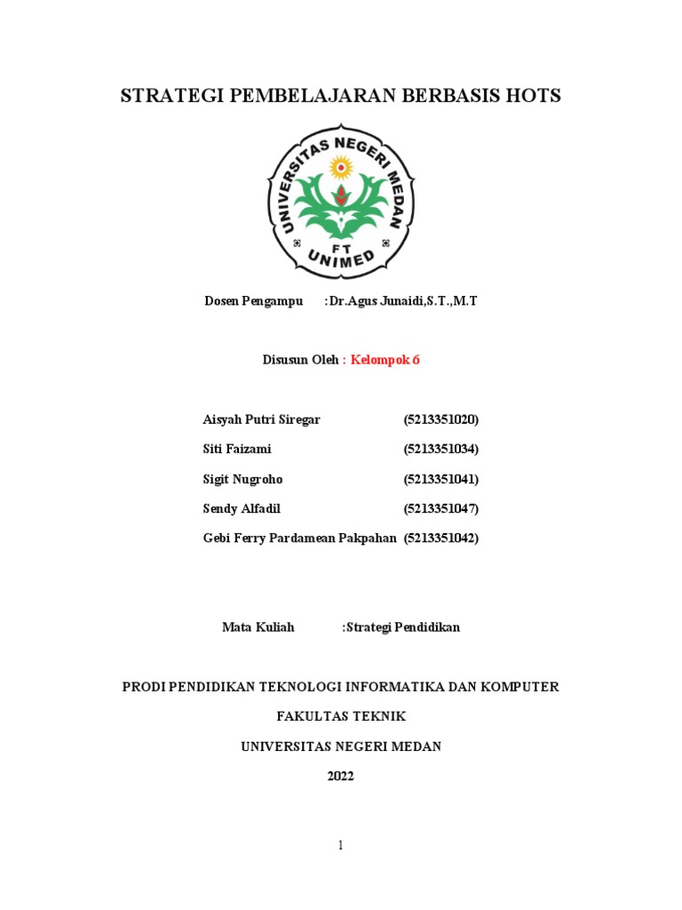 HOTS - Sigit Nugroho - 5213351041 | PDF