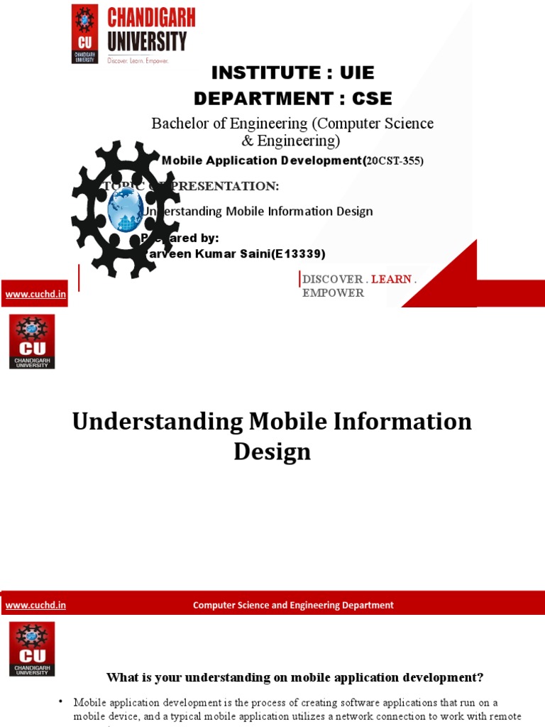 Lecture 22 | PDF | Mobile App | Cross Platform Software