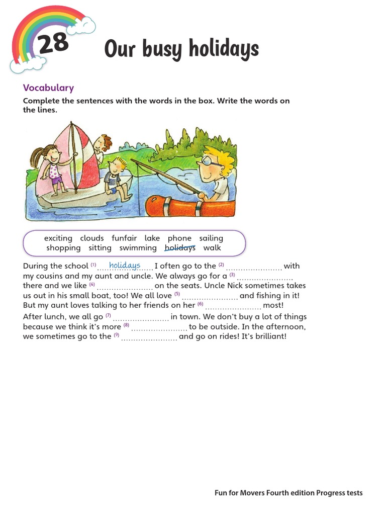 28 Our Busy Holidays | PDF