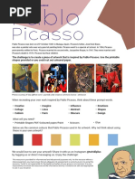 Cut & Create: Picasso Portrait Collage | PDF