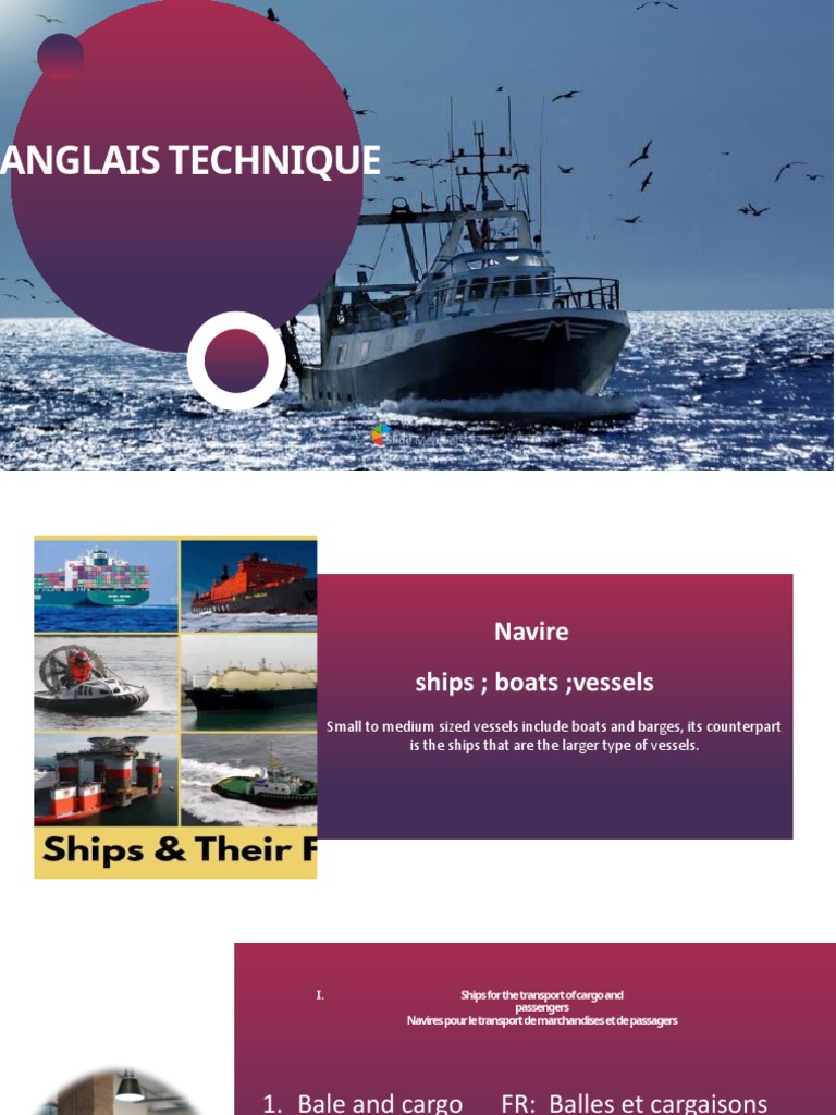 Types of Cargo and Fishing Vessels | PDF | Ships | Fishing Trawler
