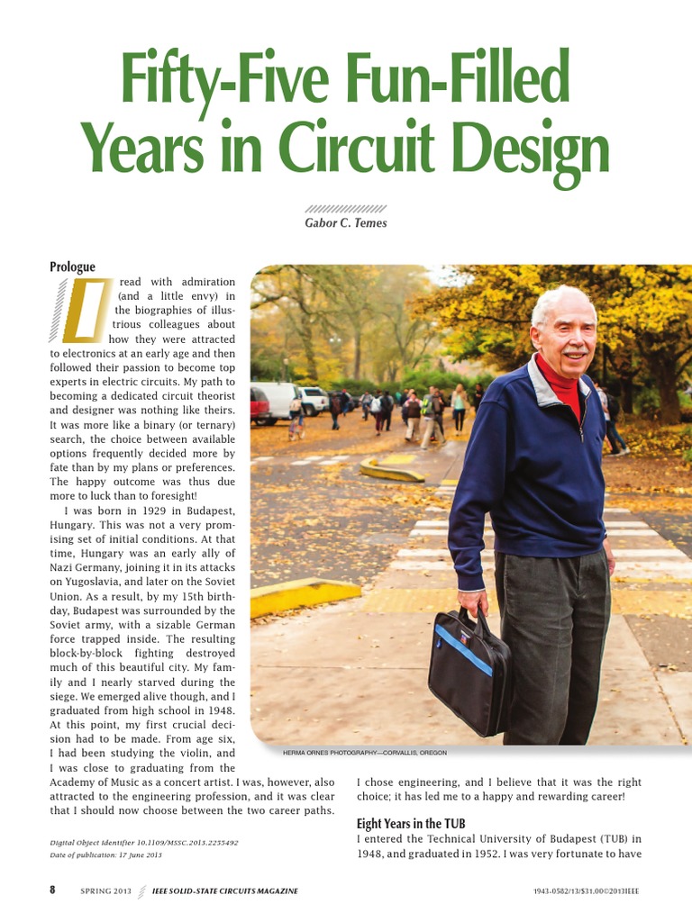 Fifty-Five Fun-Filled Years in Circuit Design | PDF | Electronic Filter ...