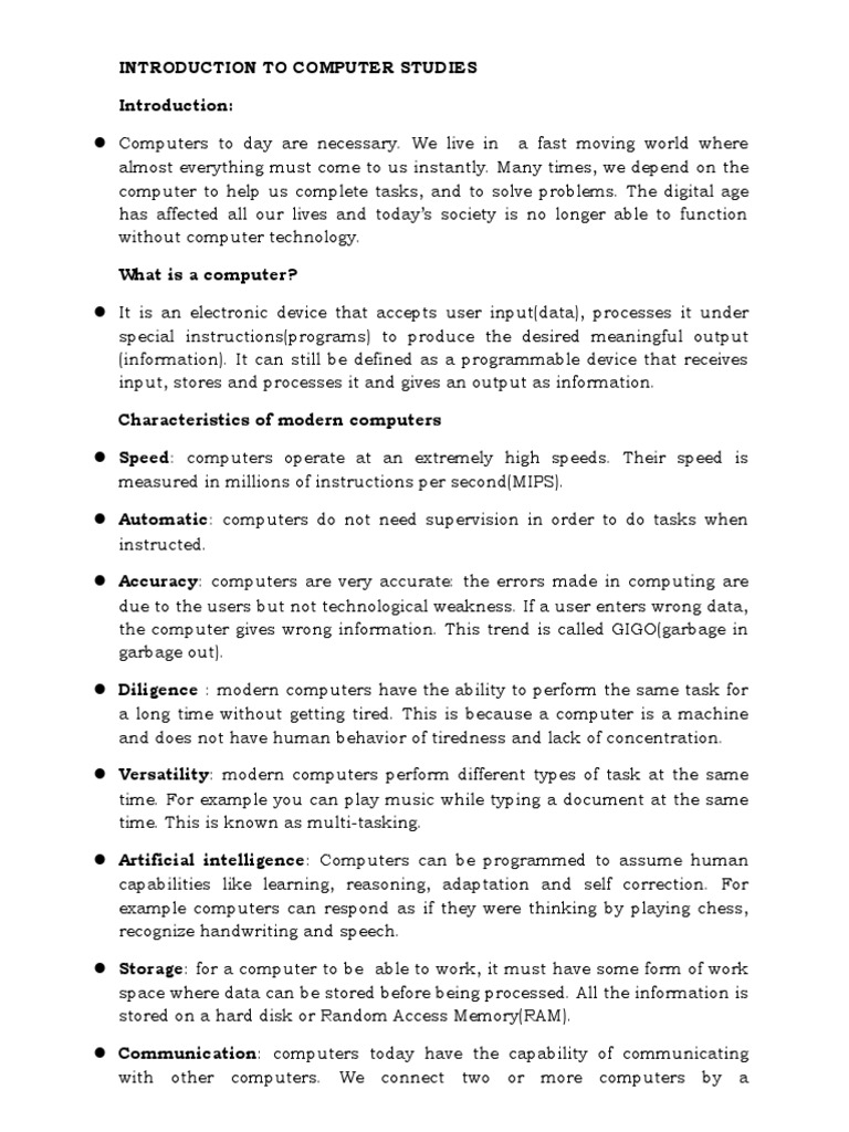 Ict Notes | PDF Ict Notes | PDF