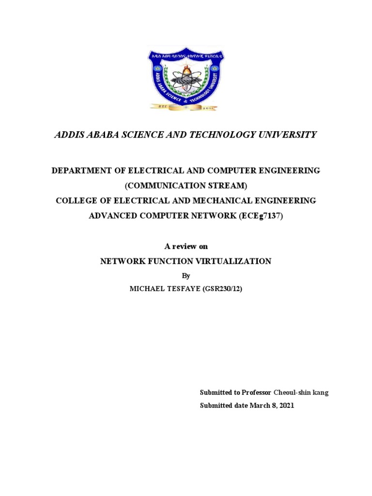 Addis Ababa Science and Technology University: by Michael Tesfaye ...