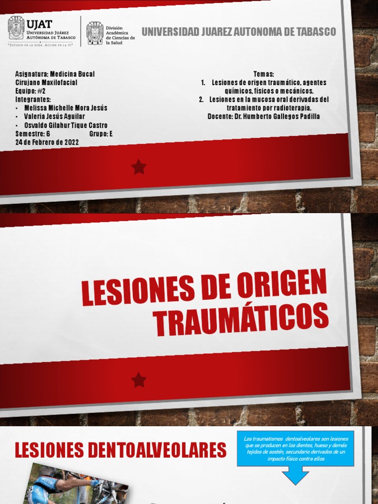 Lesiones y Traumatismos | PDF | Lesión | Especialidades Medicas