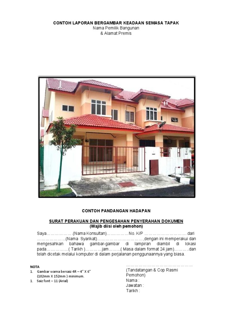 Contoh Surat Penyerahan Dokumen Gambar | PDF