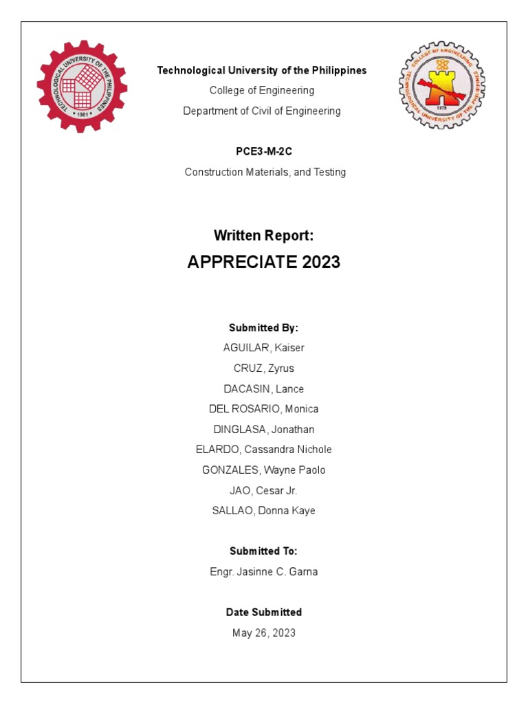 Written Report | PDF