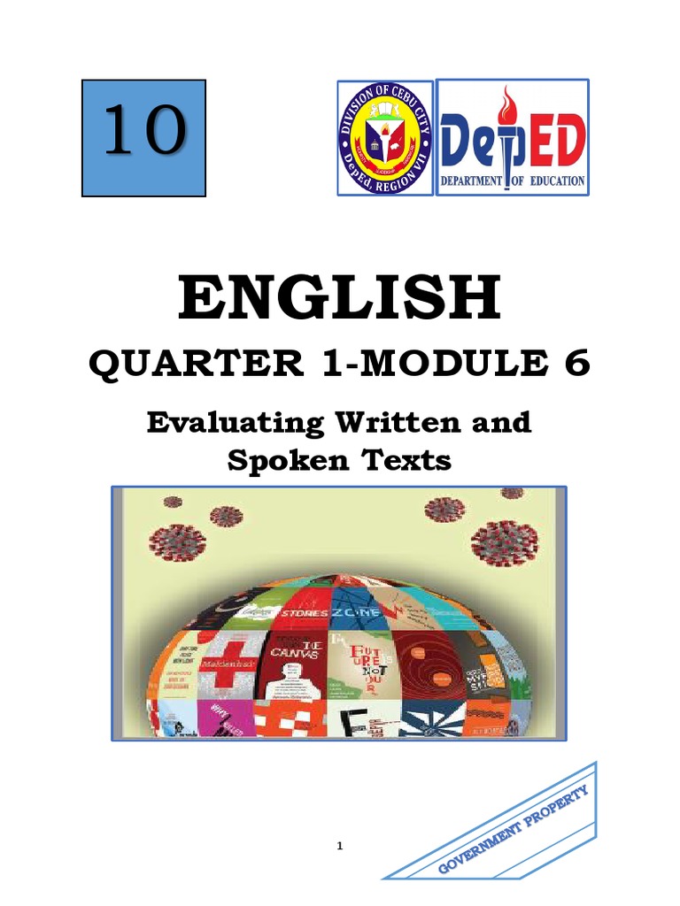 q1 - m6 English 10 Revalidated | PDF